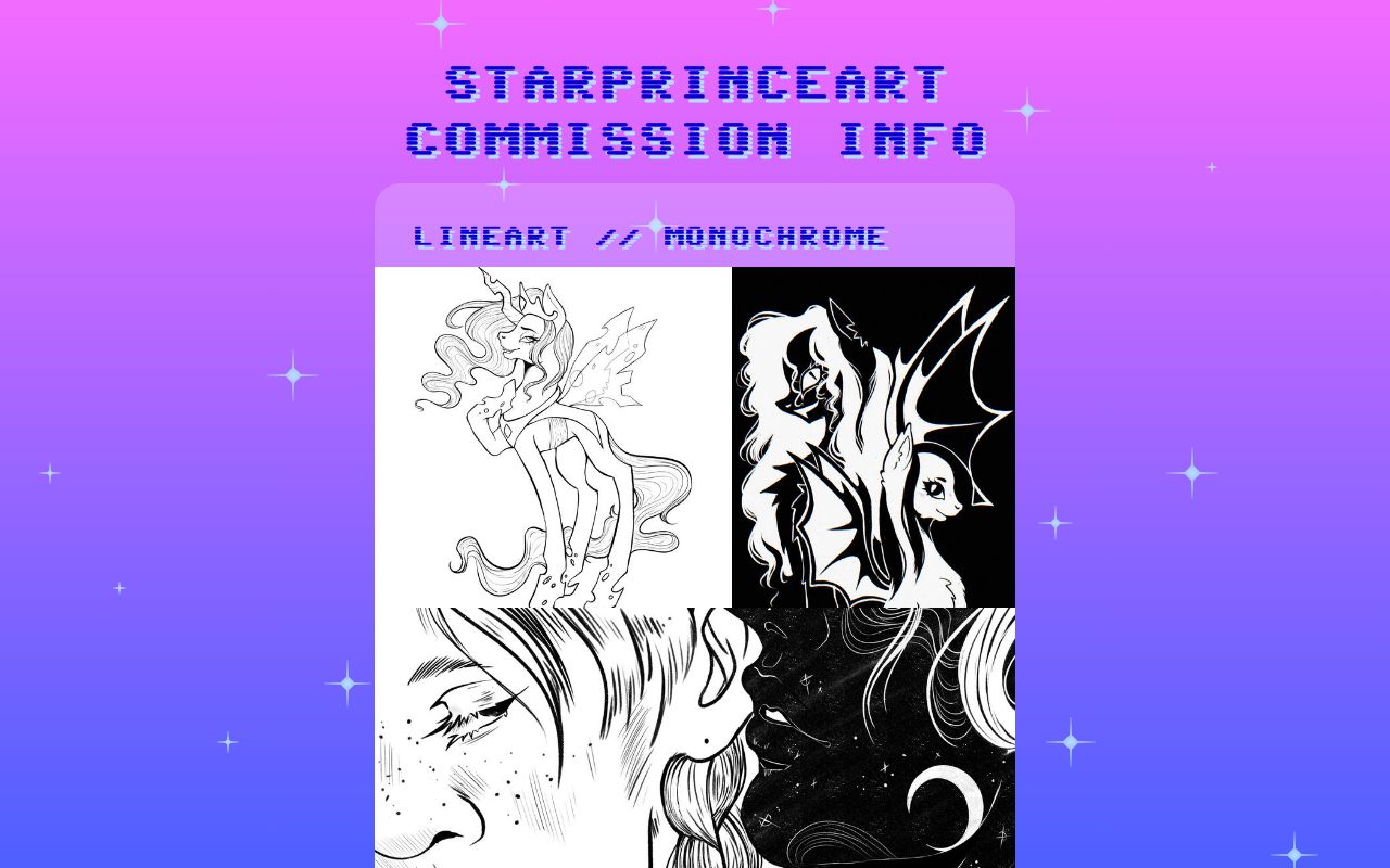 STARPRINCEART || COMMISSIONS